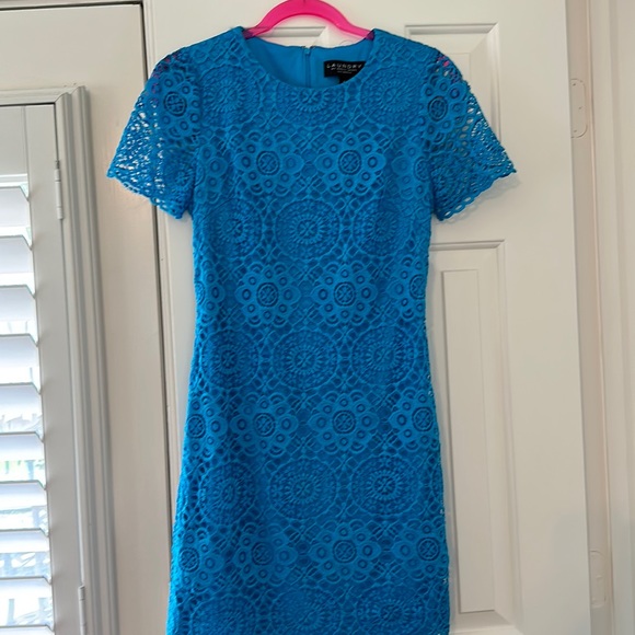 Laundry By Shelli Segal | Dresses | Laundry By Shelli Segal Blue Lace ...